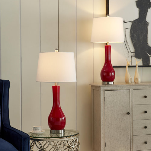 Wayfair | Red Table Lamps You'll Love in 2023