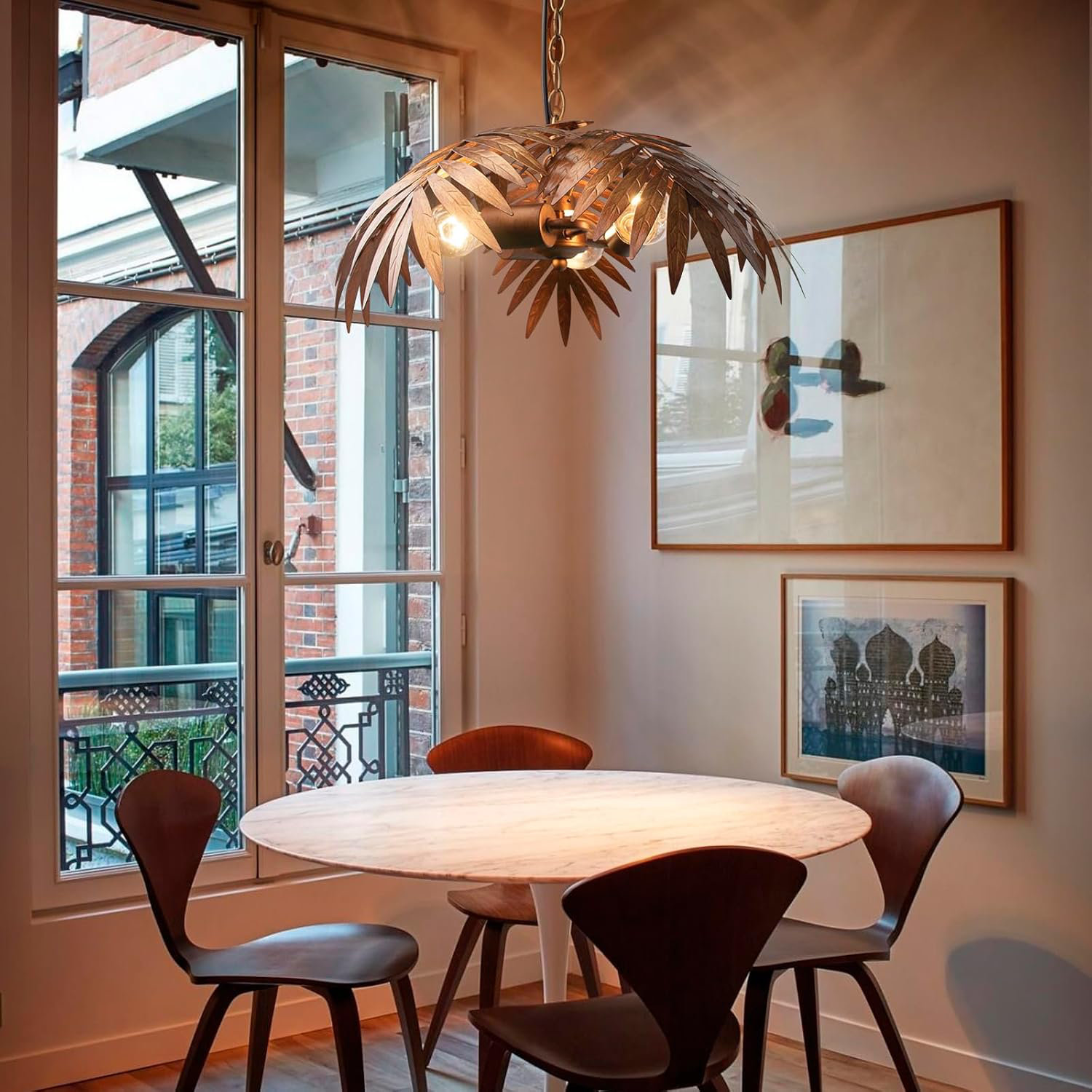 Bay Isle Home™ Vintage Adjustable Tropical Coconut Tree Chandelier ...