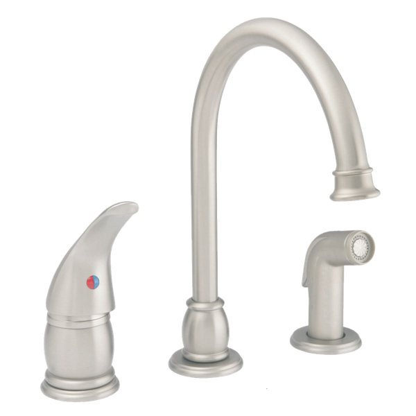 Banner Faucets Kitchen Faucet with Side Spray | Wayfair