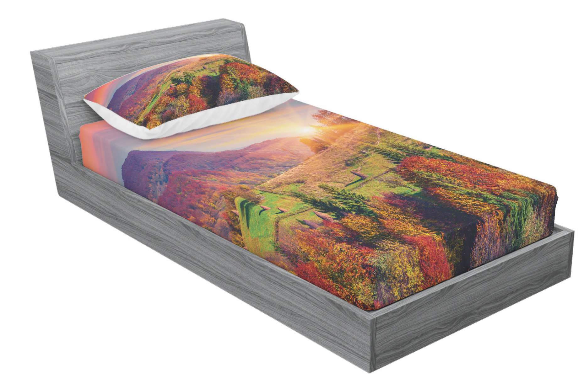 Ambesonne Nature Sheet Set | Wayfair