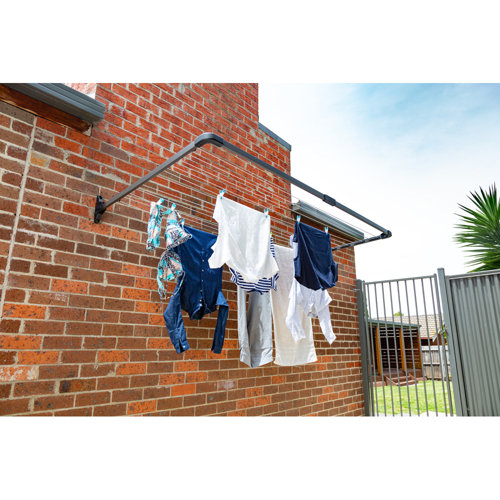 Daytek Steel Fold Down Wall-Mounted Drying Rack & Reviews | Wayfair