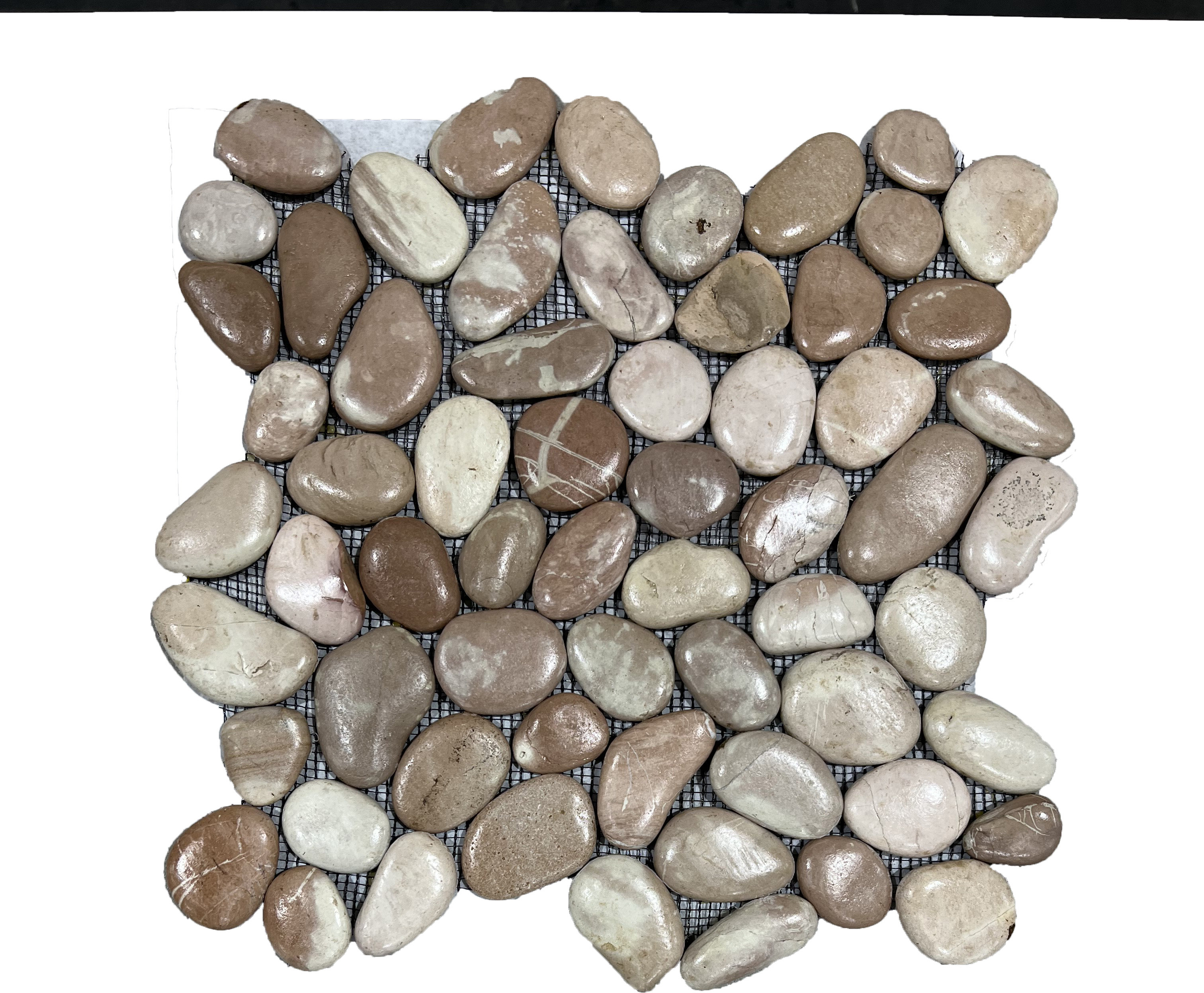 SB TILE AND STONE Natural Stone Pebbles Mosaic Wall & Floor Tile | Perigold