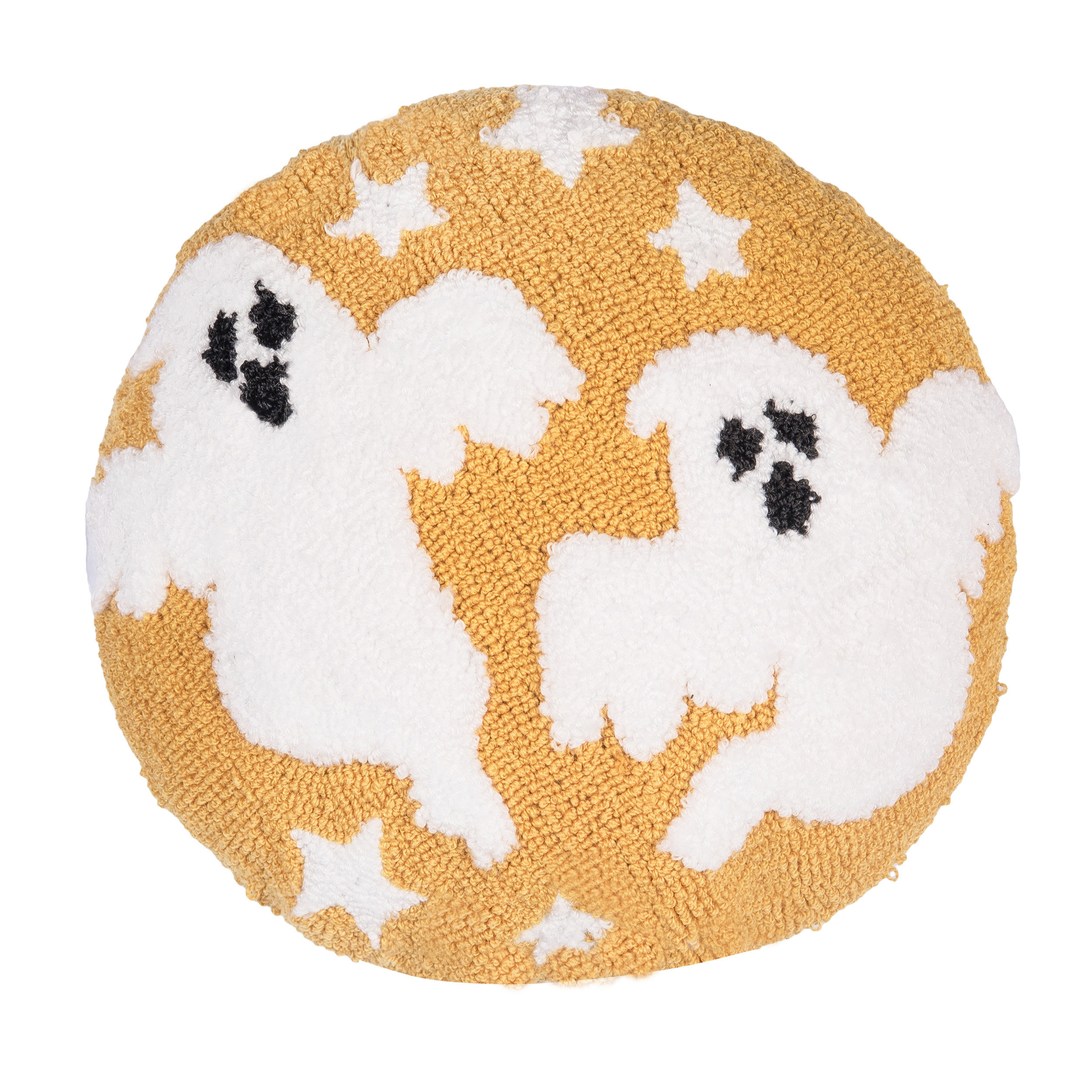 C&F Home 16" x 16" Ghost Duo Hooked Throw Pillow | Wayfair