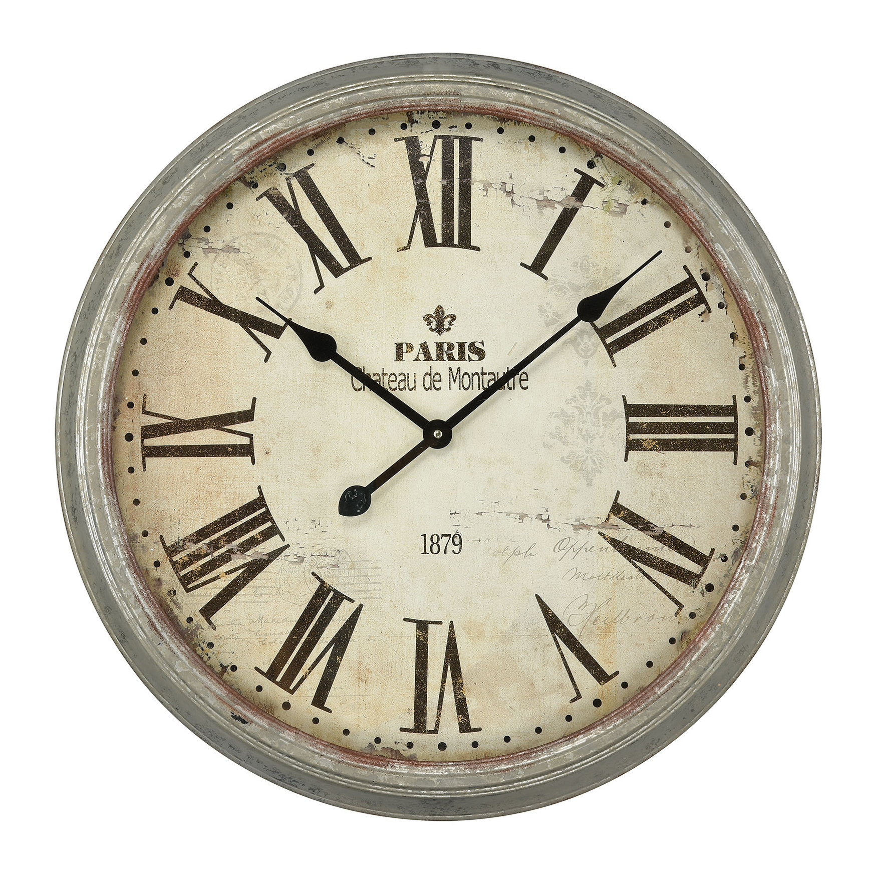 Greyleigh™ Oglethorpe Oversized Polegate 24.41" Wall Clock & Reviews ...