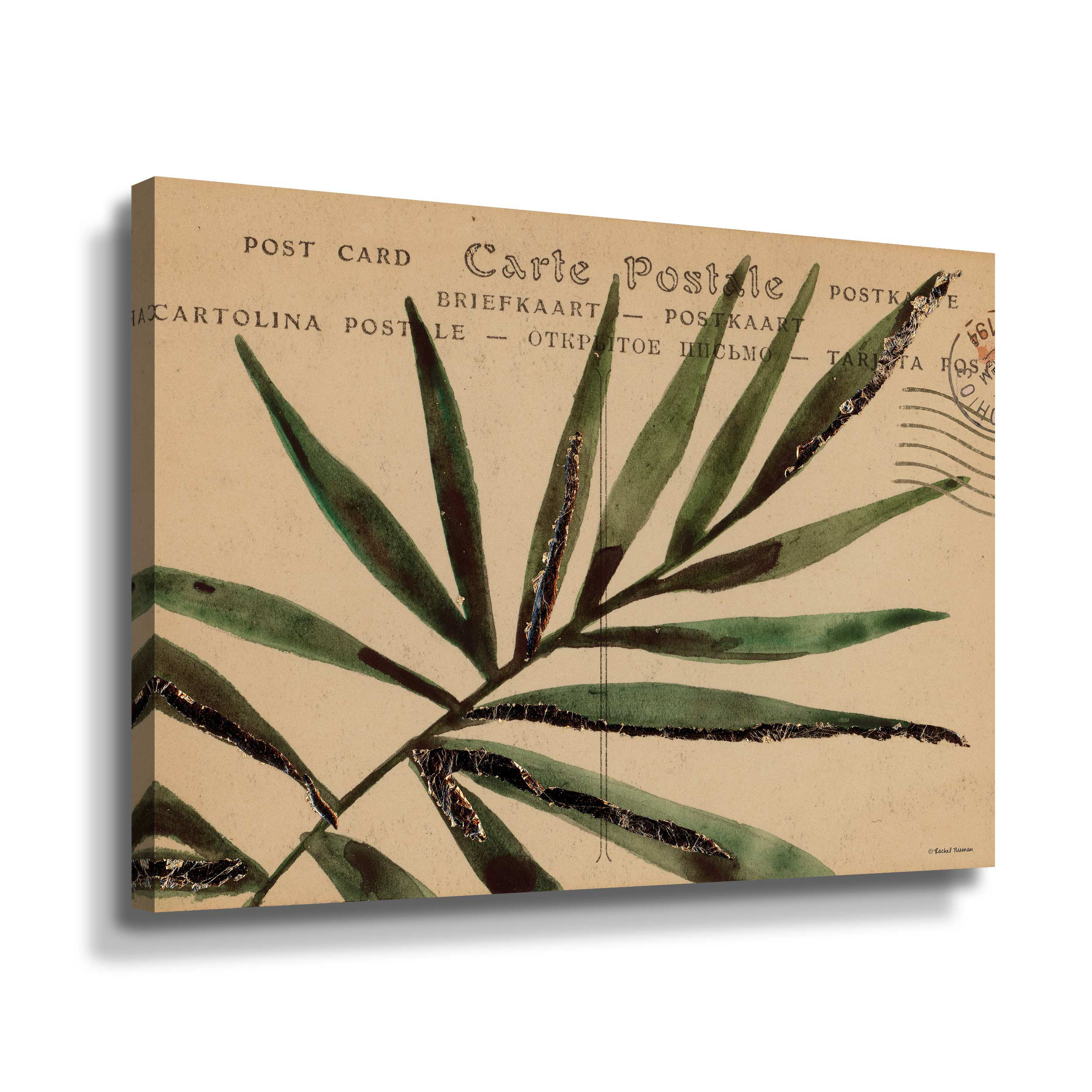 Winston Porter Postcard Painting 1 Gallery Wrapped Canvas | Wayfair