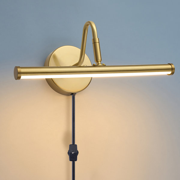 Eurus Home 10W Dimmable LED Picture Light Fixture, Plug In/Hardwired ...