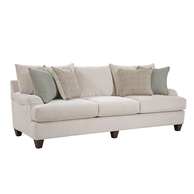 Red Barrel Studio® 97" Round Arm Sofa with Reversible Cushions | Wayfair