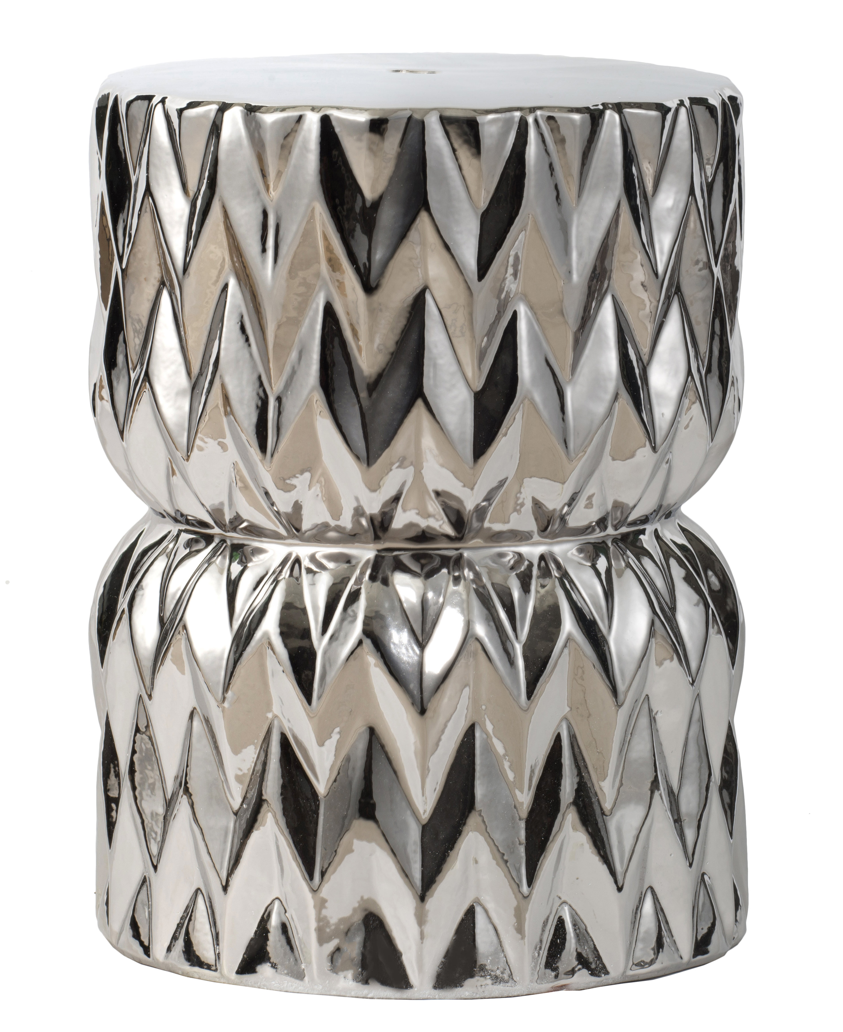 Mercer41 Susie Ceramic Accent Stool | Wayfair