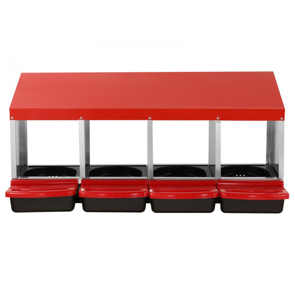 Archie & Oscar™ 4-Compartment Chicken Nest Box Mental Box with Inclined Nesting Boxes | Wayfair