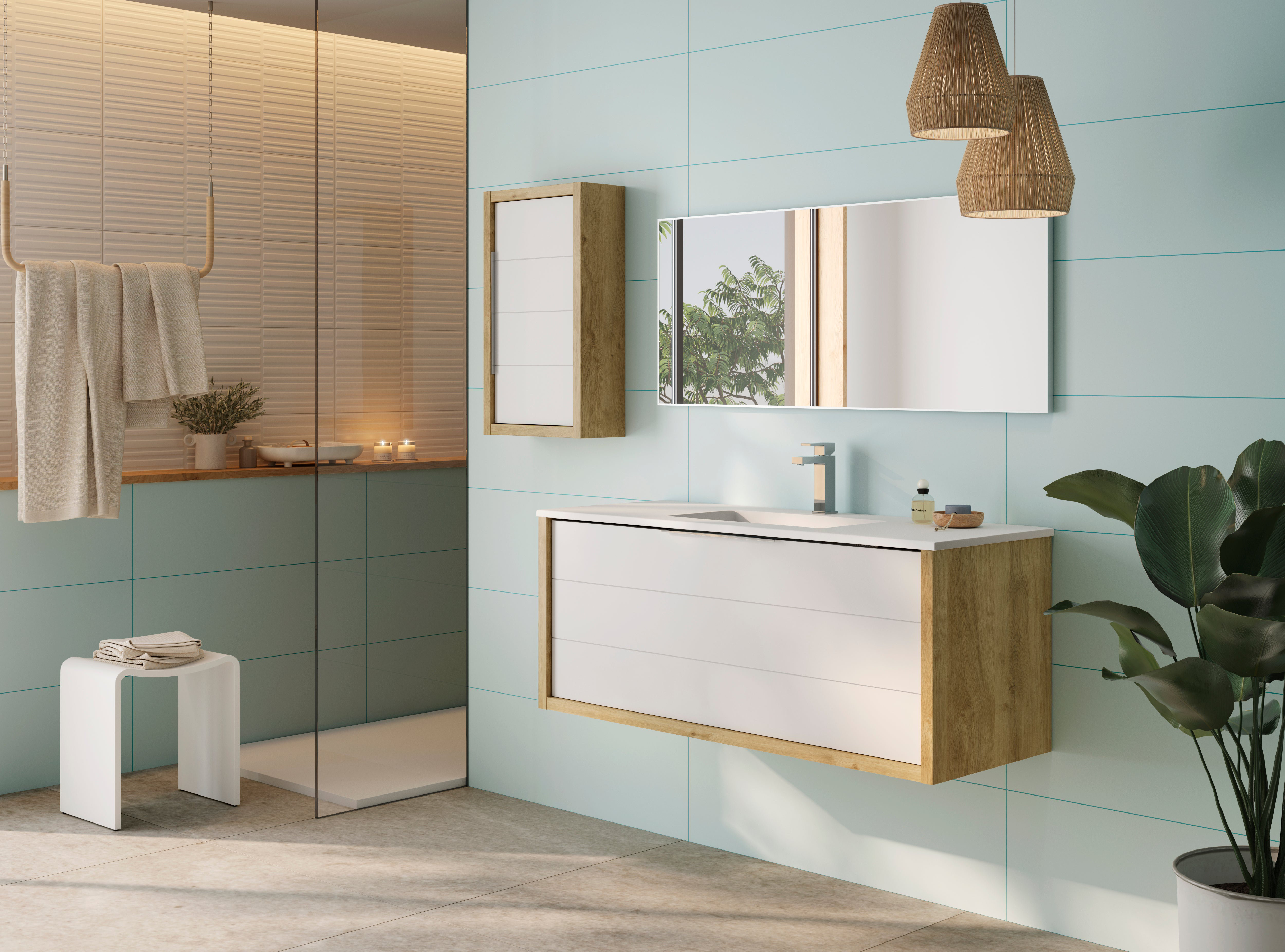 DAX Modena Vanity Cabinet 32 Inches 2 Drawers w/Onix Basin - Wayfair Canada