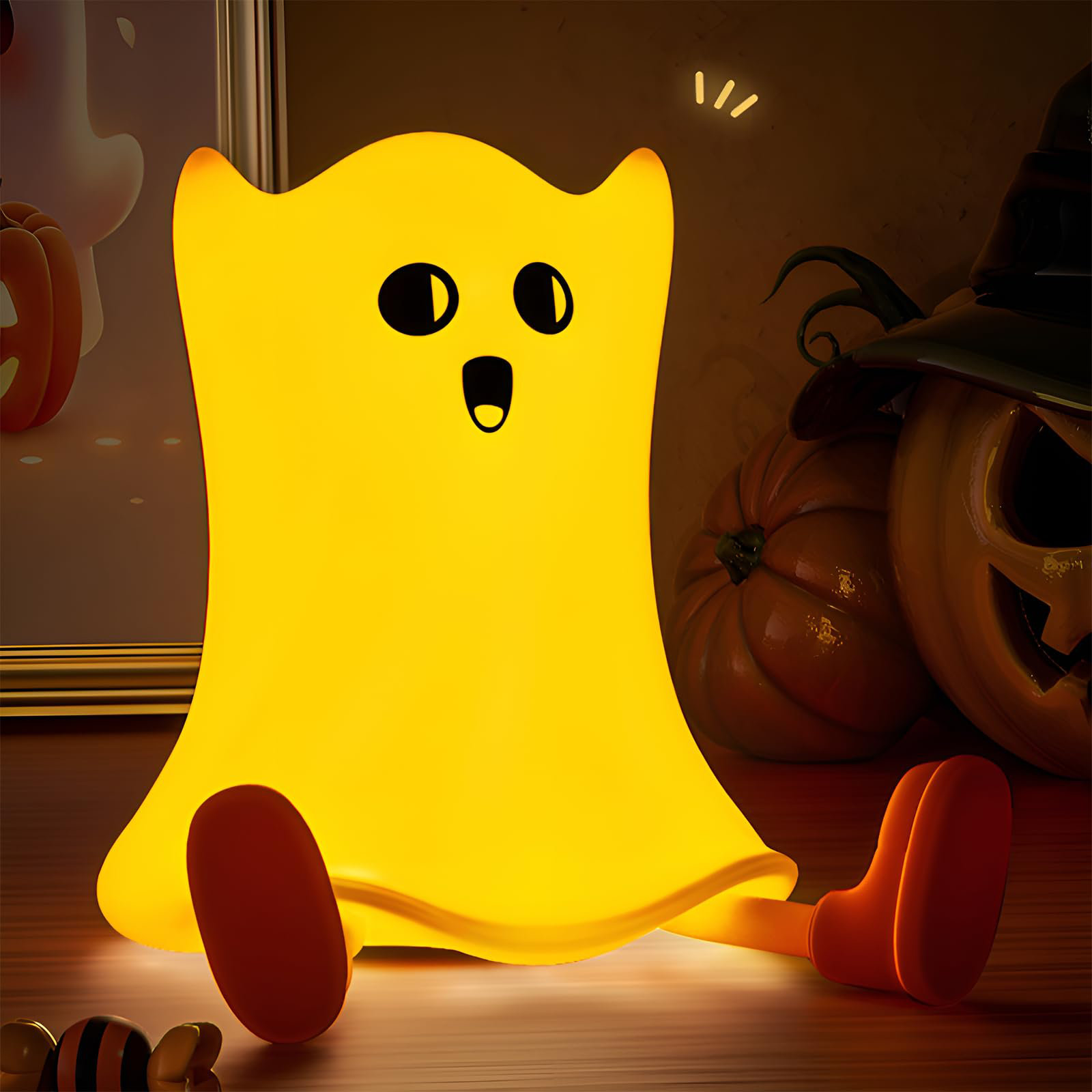 Zeki Shoggy Halloween Ghost Night Light,Halloween Ghost LED Light For ...