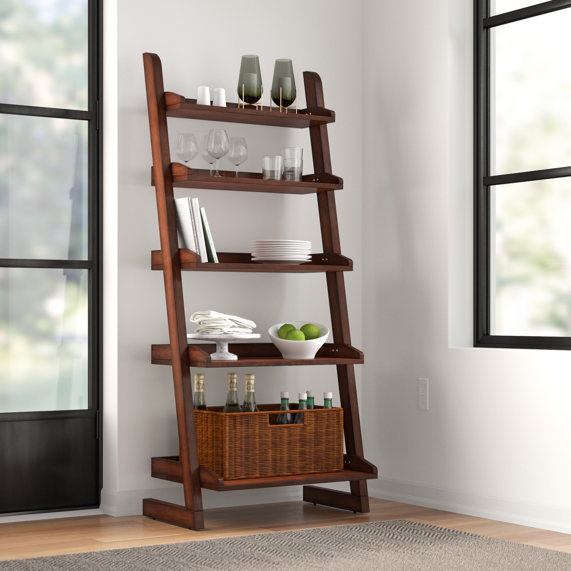 Furniture of America Ladder Bookcase & Reviews | Wayfair