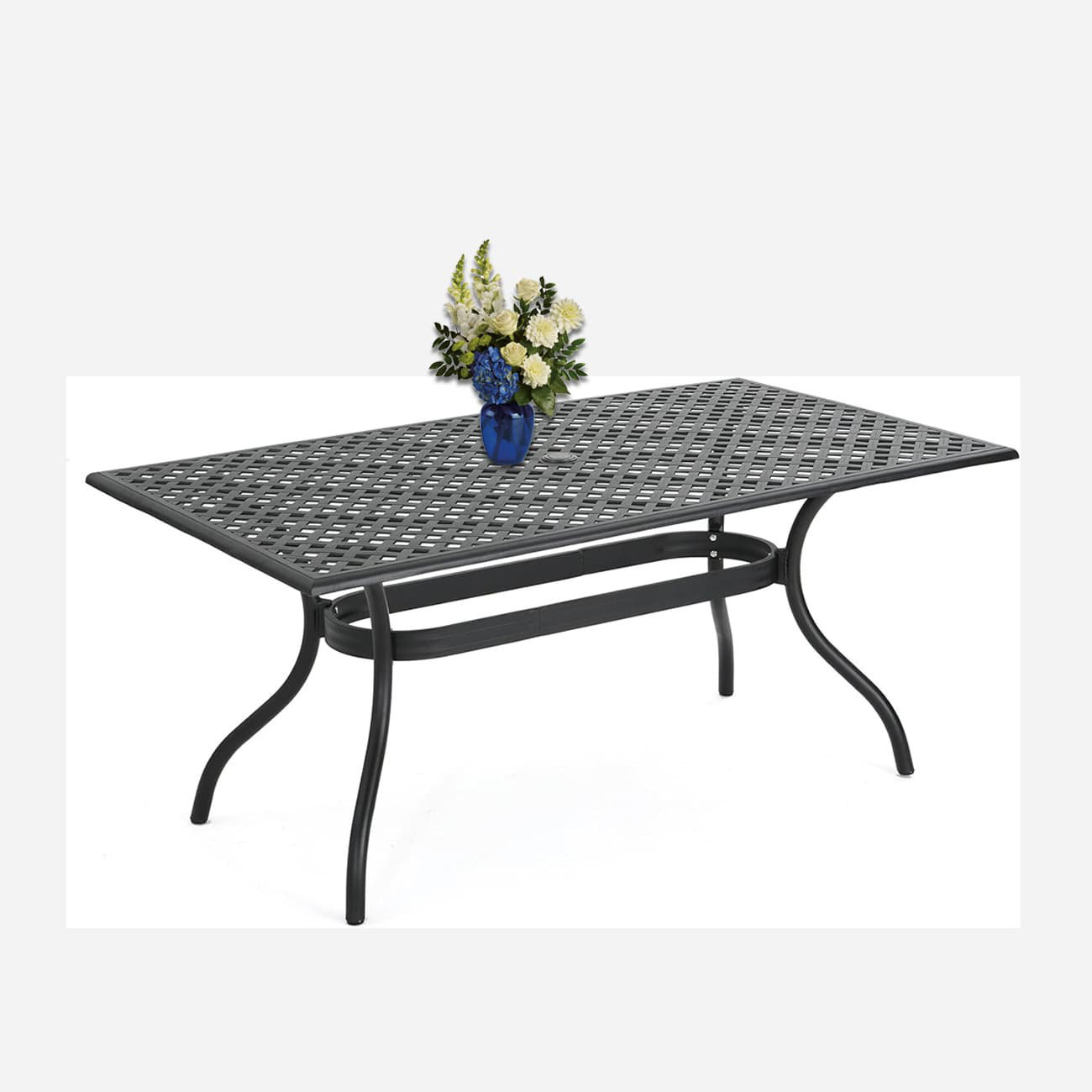 Red Barrel Studio® Meritxell Rectangular 37.38'' L x 66.75'' W Outdoor ...