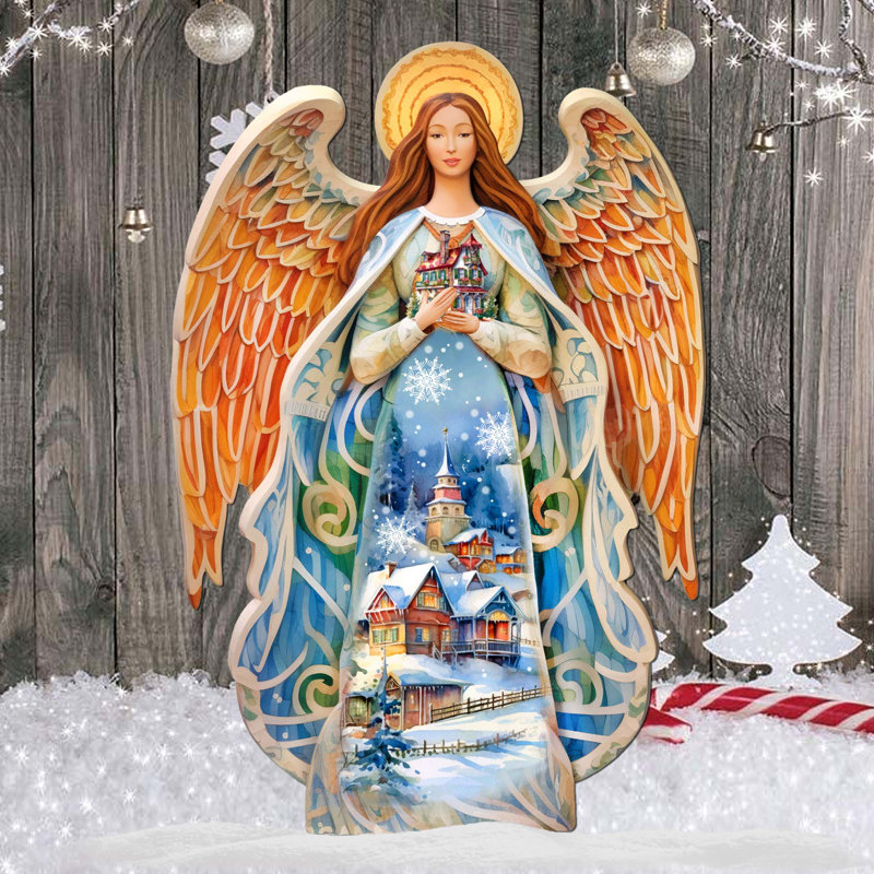 Designocracy Blessing Home Angel Figurine | Wayfair