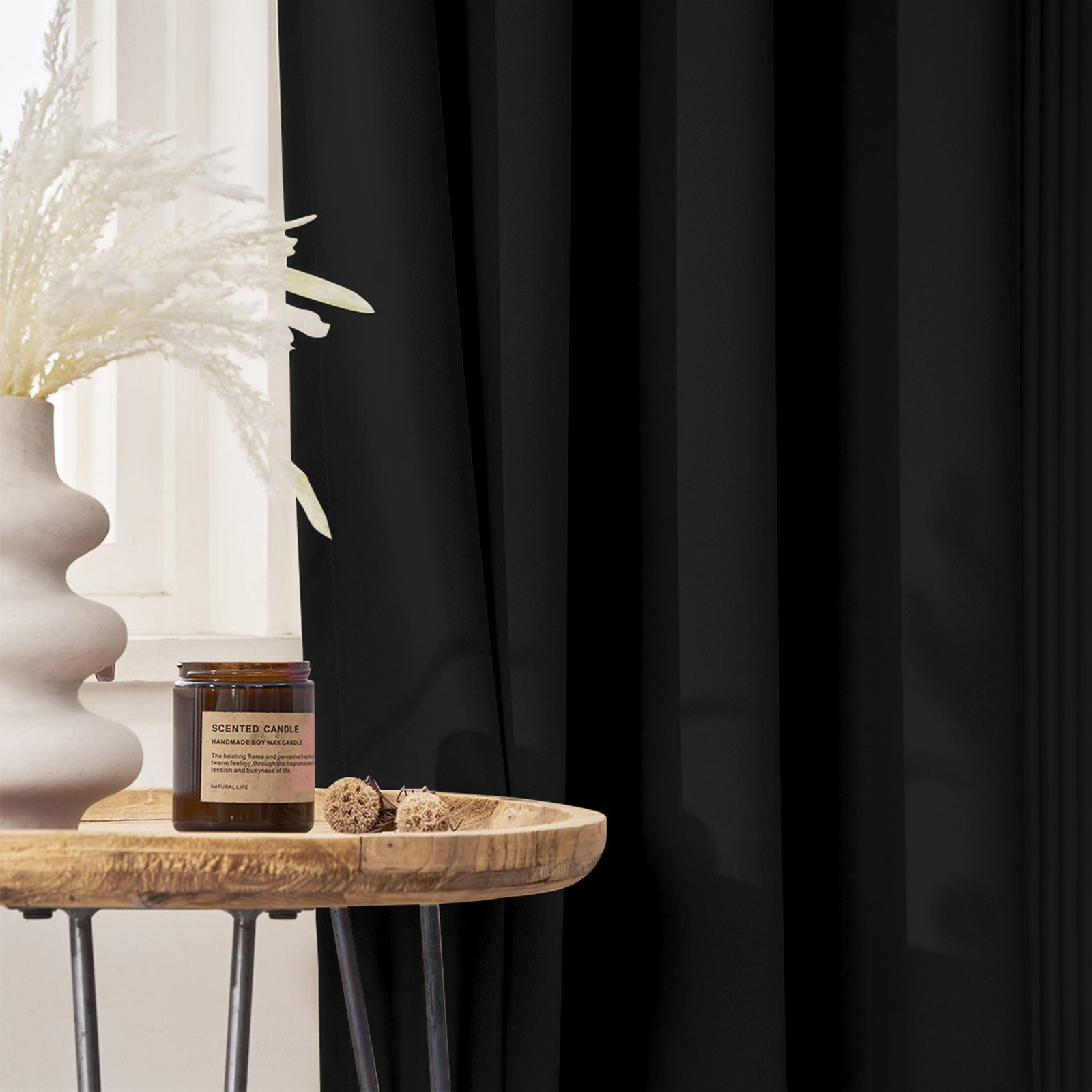 Latitude Run® Marcenia Polyester Blend Blackout Single Curtain Panel ...