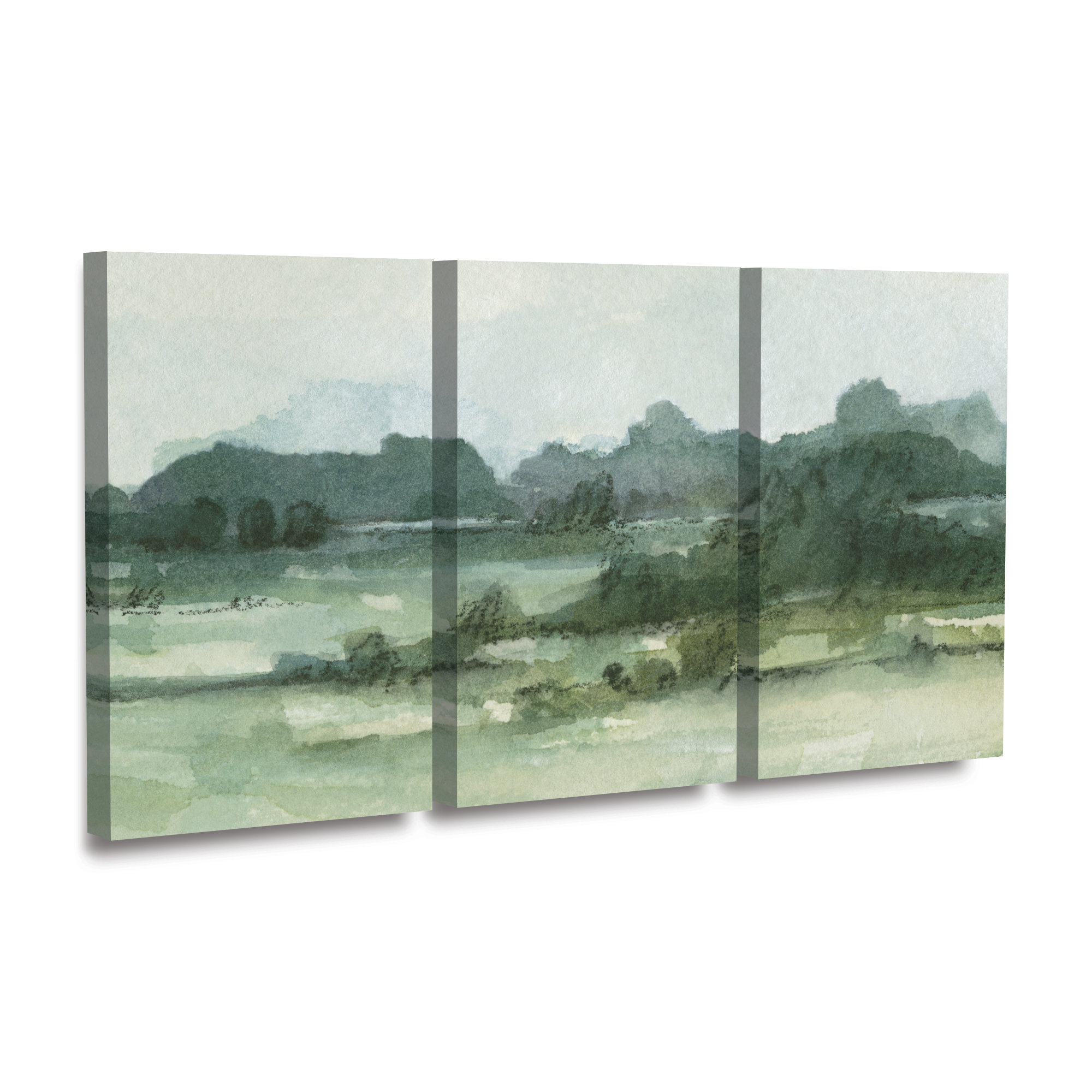 Red Barrel Studio® " Marshy Landscape II " by Emma Caroline 3 - Pieces ...