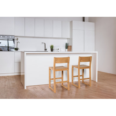 Joss & Main Modica Solid Wood Stool & Reviews | Wayfair