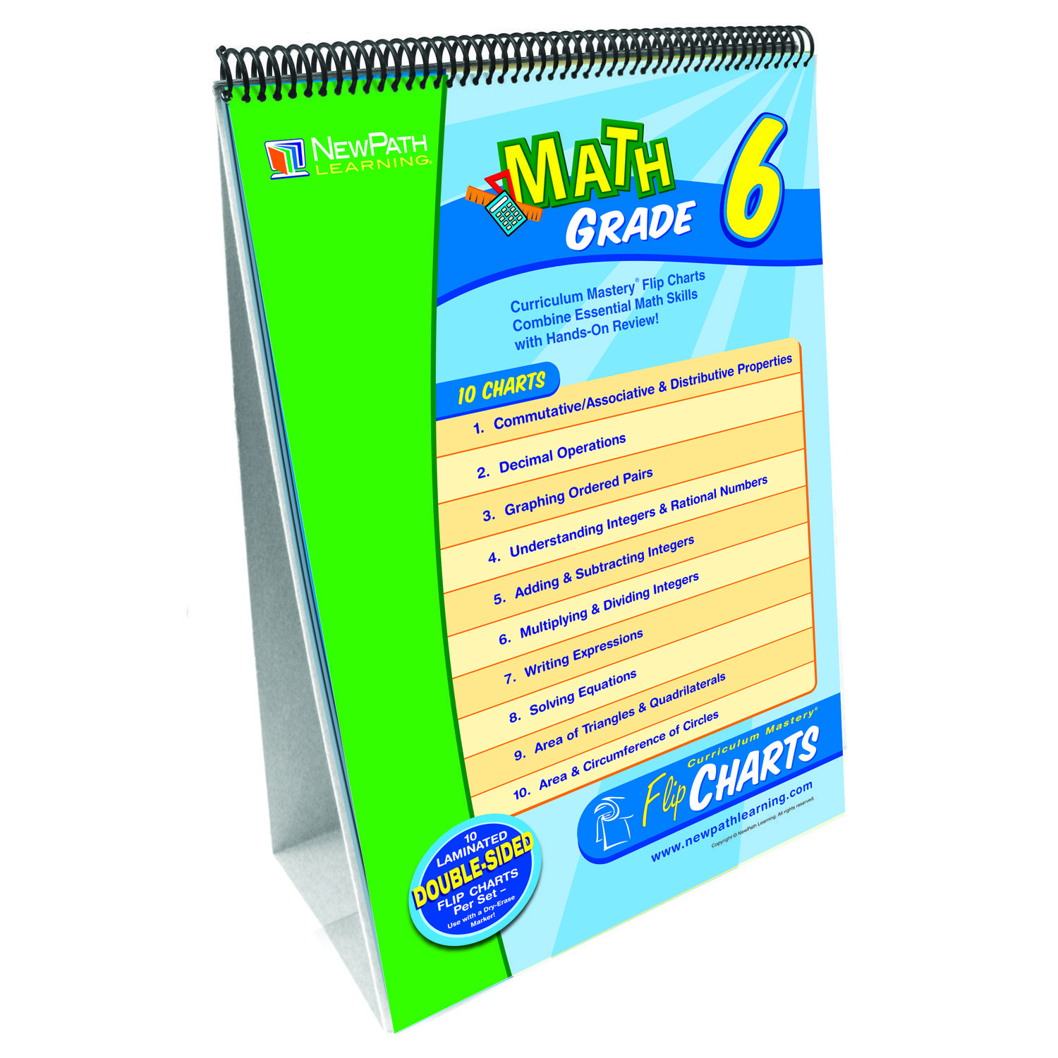 New Path Learning Math Flip Grade 6 Chart | Wayfair