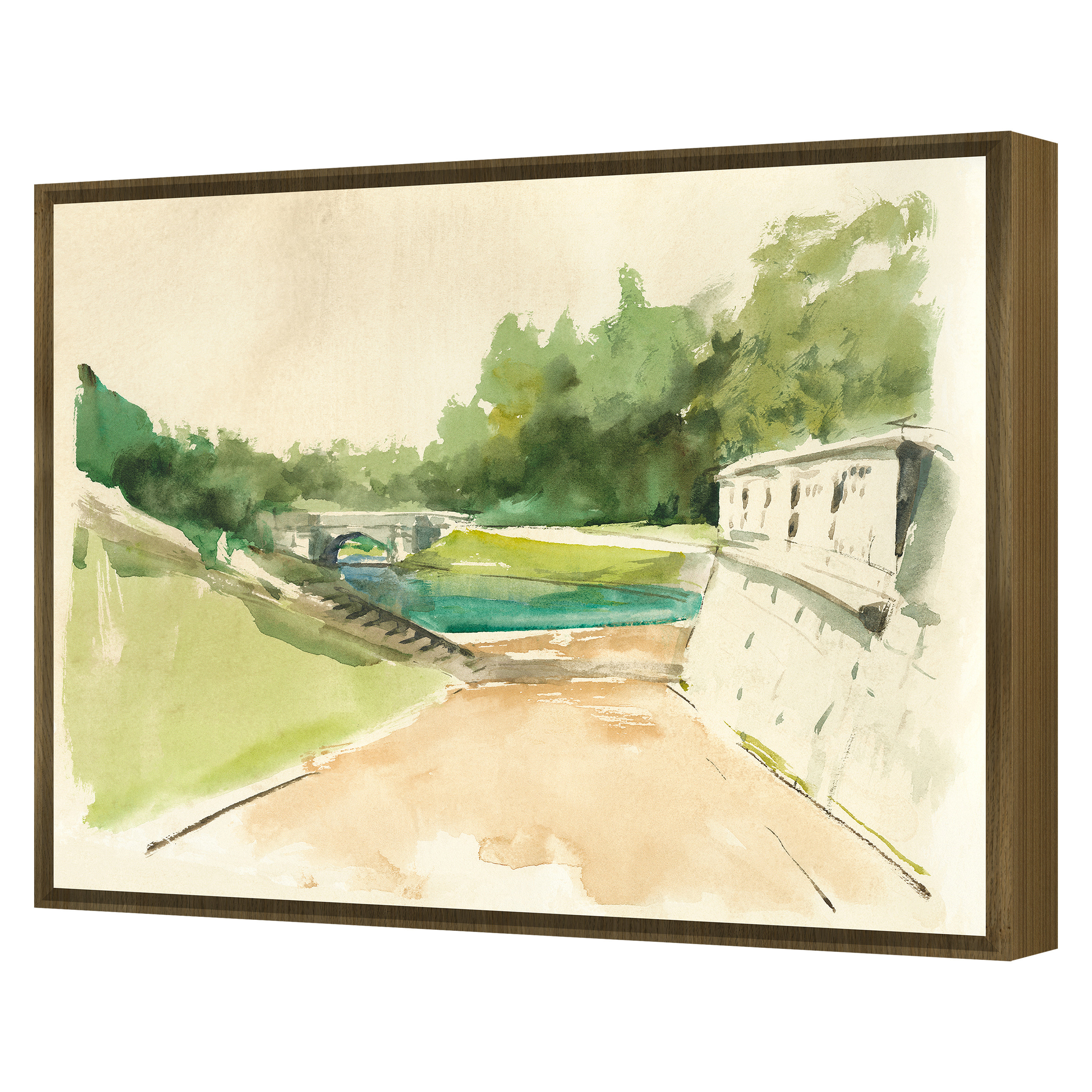 Grand Image Home Garden Terrace 9 by PC Ngo - Single Picture Frame ...