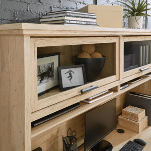 Foundry Select 2 Computer Desk Office Set with Hutch & Reviews | Wayfair