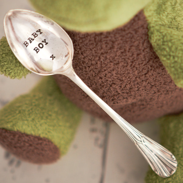 Happy Larry Hemsworth Baby Boy Teaspoon | Wayfair.co.uk