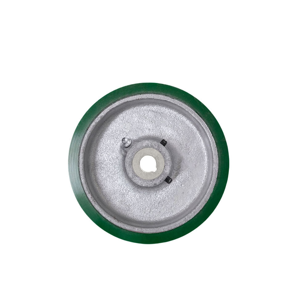Service Caster Poly Tread on Cast Iron Keyed Drive Wheel - 20mm Bore ...
