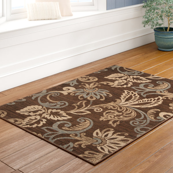 Charlton Home® Thangool Floral Indoor Rug & Reviews - Wayfair Canada