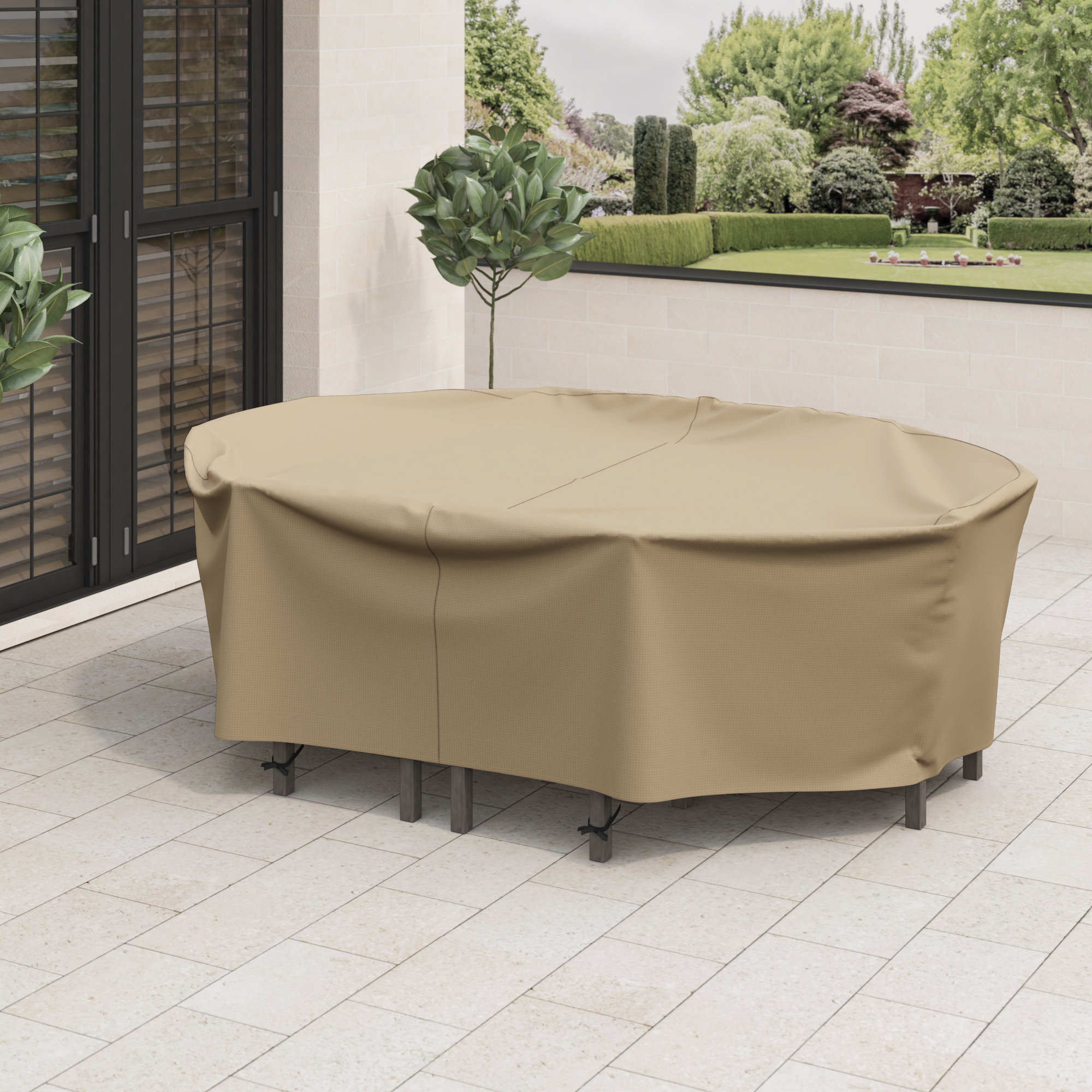 Sol 72 Outdoor™ Outdoor Patio Dining Set Cover & Reviews | Wayfair