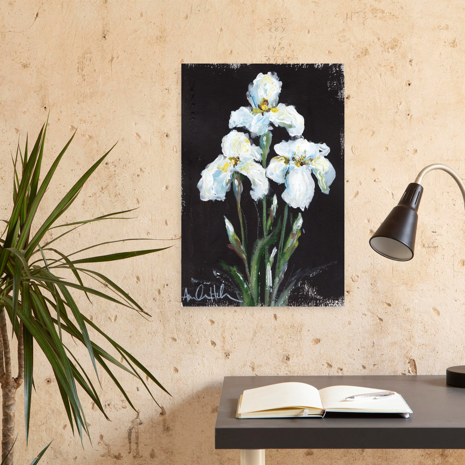Red Barrel Studio Contrasting Irises Contemporary Iris Spring Flower ...