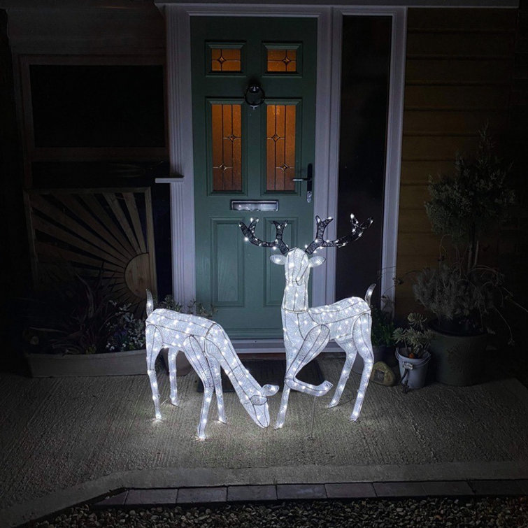 The Seasonal Aisle Light up Reindeer Lighted Display | Wayfair.co.uk