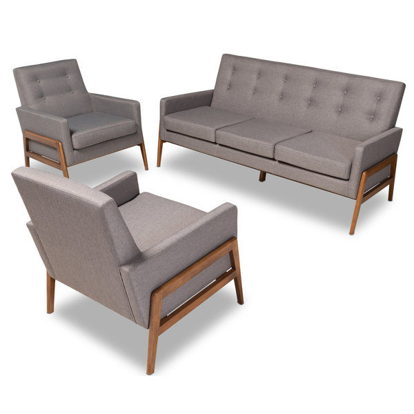 George Oliver Dehart 3 - Piece Living Room Set | Wayfair