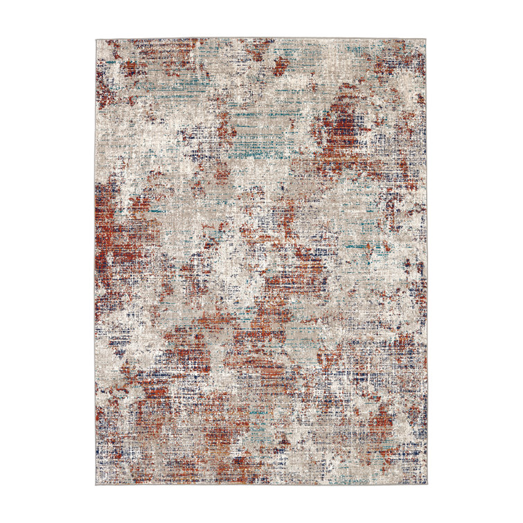 17 Stories Abstract Indoor Rug | Wayfair