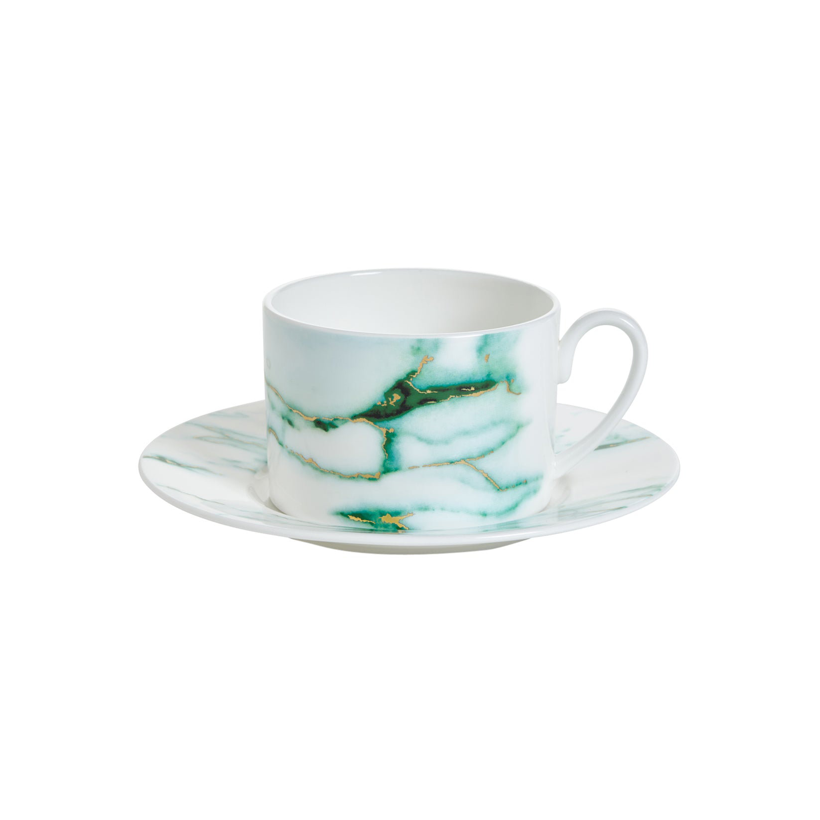 Twig Marble Verde - Tea Cup & Saucer | Wayfair