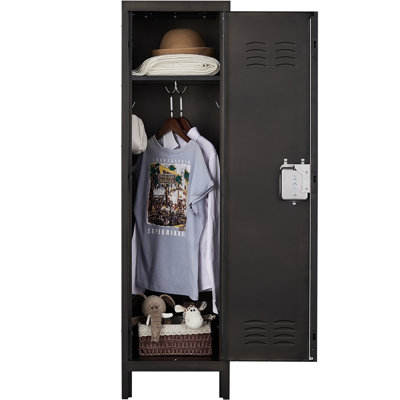 Steelcube 15 Inch Wide Steel Storage Locker Cabinet with 1 Door and ...