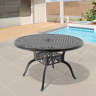 Astoria Grand Rengin Cast Aluminum Patio Dining 47.24-inch Round Table ...
