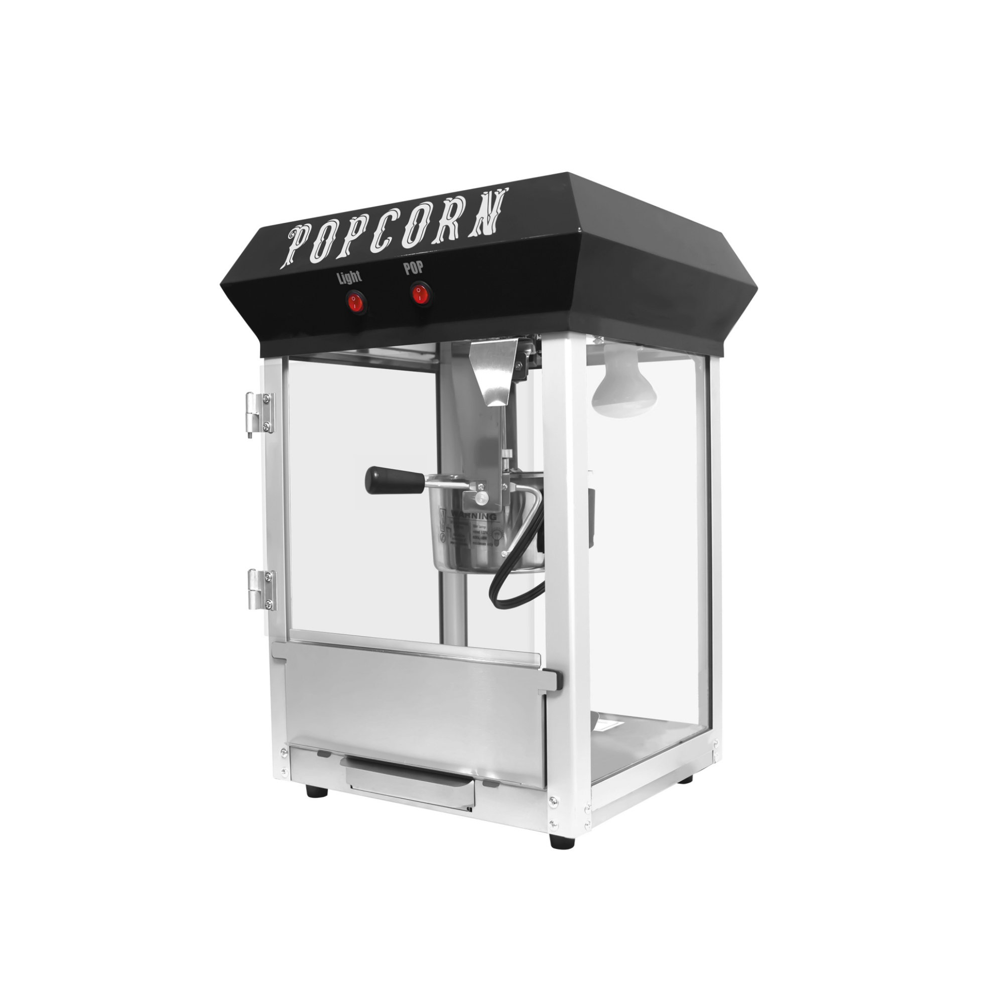 TONWIN Bar Style Popcorn Maker, 6 Oz Popcorn Maker, Black | Wayfair