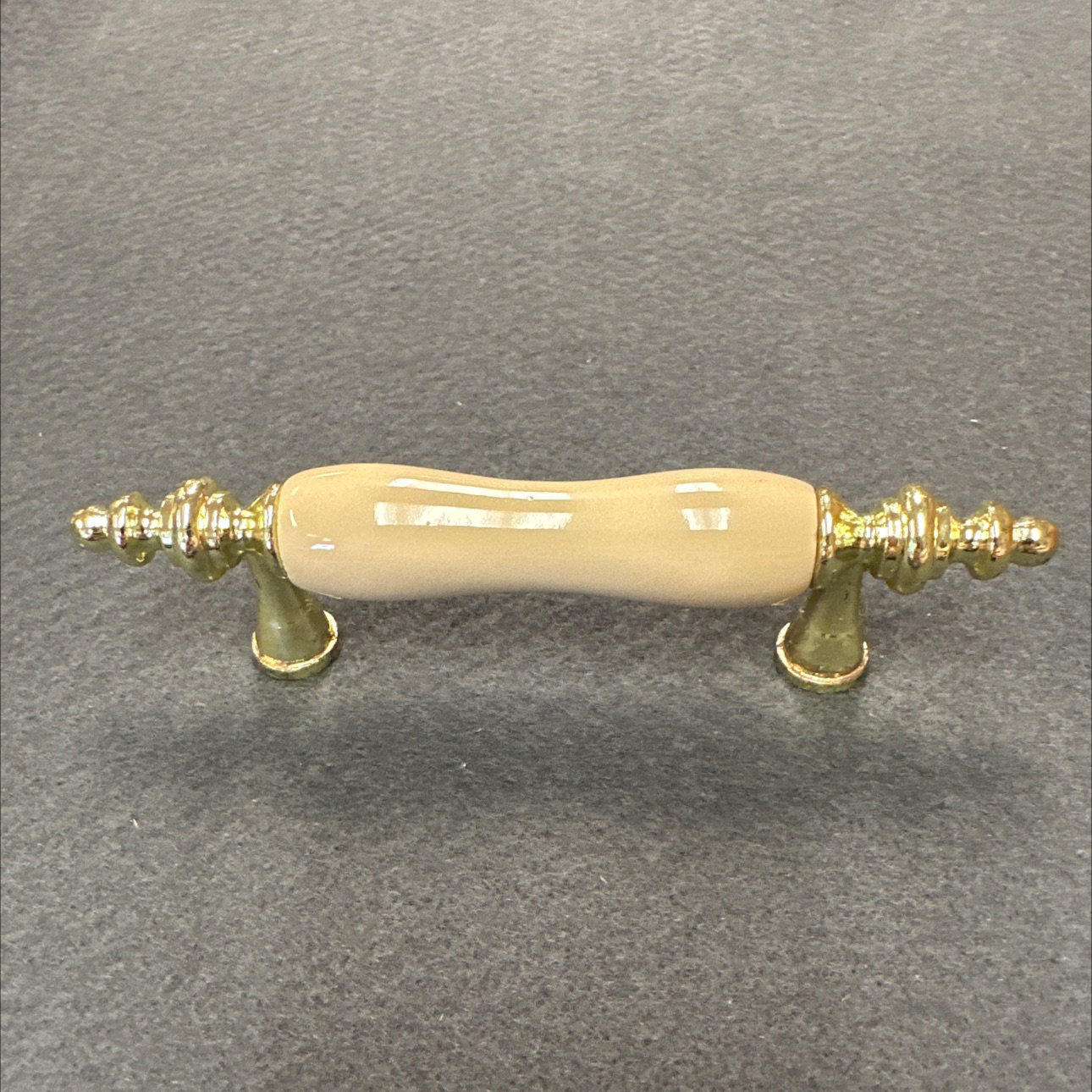 D. Lawless Hardware (5 Pack) 3 inch Flare Foot Pull Brass With Almond ...