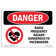SignMission OSHA Danger Radio Frequency Hazard Dangerous Pacemaker Sign ...