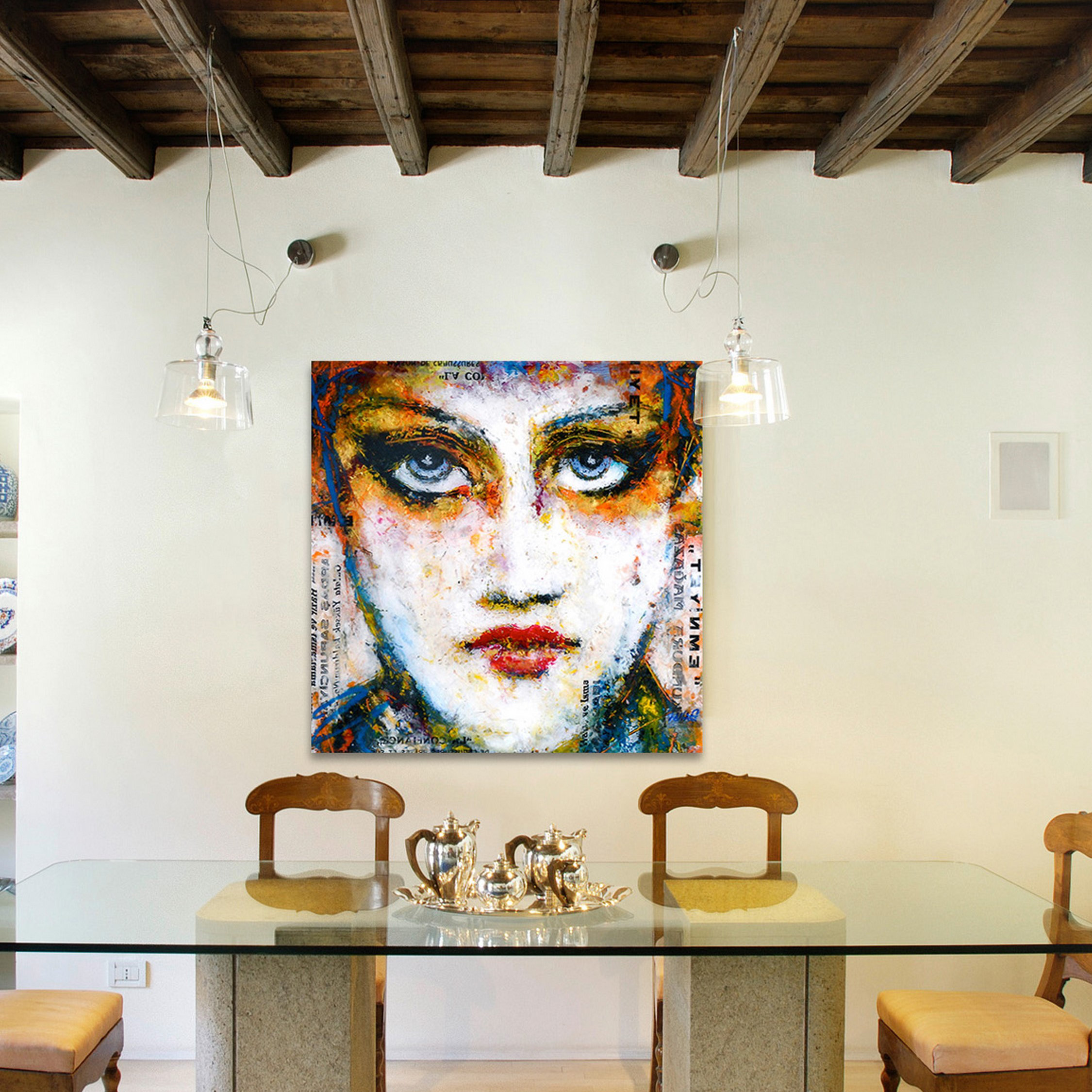 Marmont Hill "Maria" Print on Wrapped Canvas | Wayfair