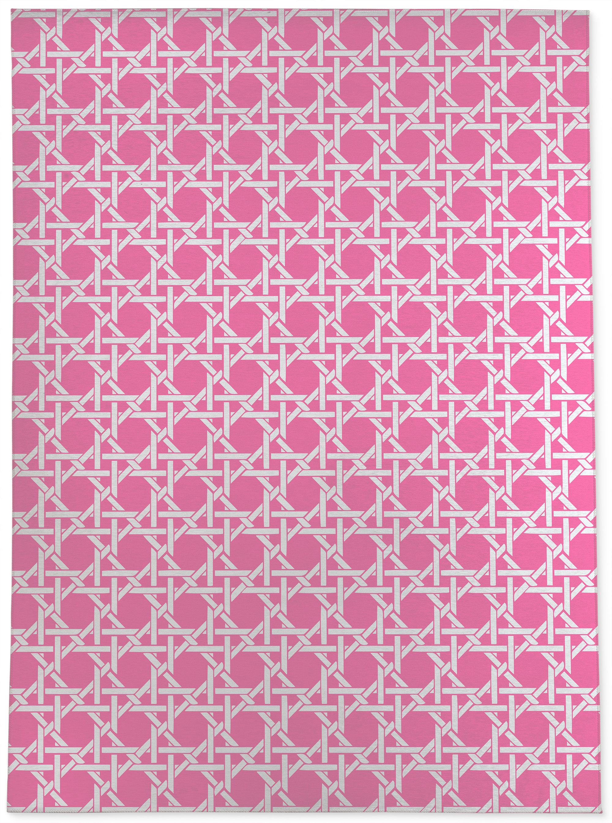 KAVKA DESIGNS Rectangle Cane Area Rug | Wayfair