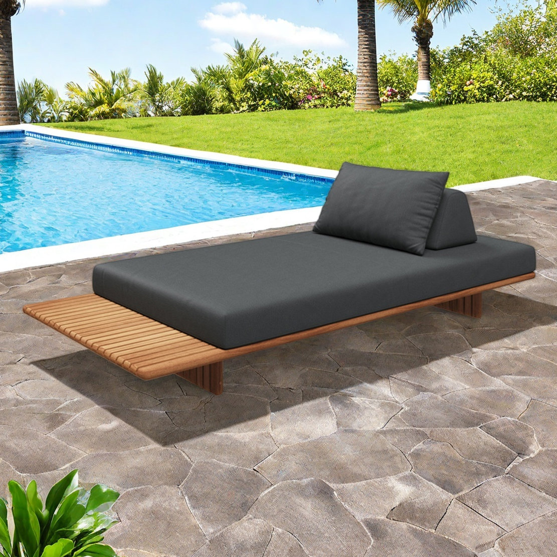Hokku Designs Outdoor hotel villa leisure reclining chair - Wayfair Canada