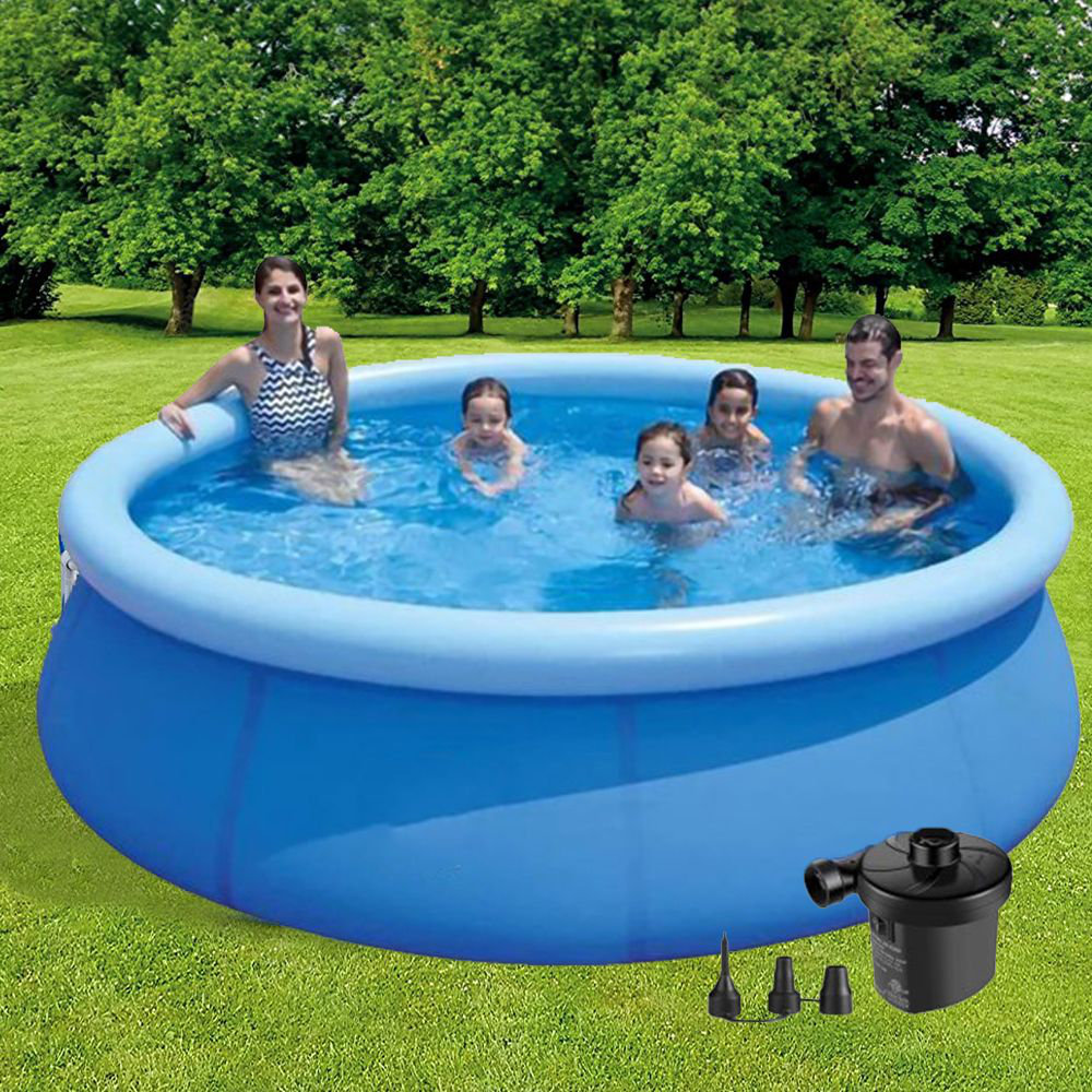 Aike Home 2.6 ft. x 12 ft. Plastic Inflatable Pool | Wayfair