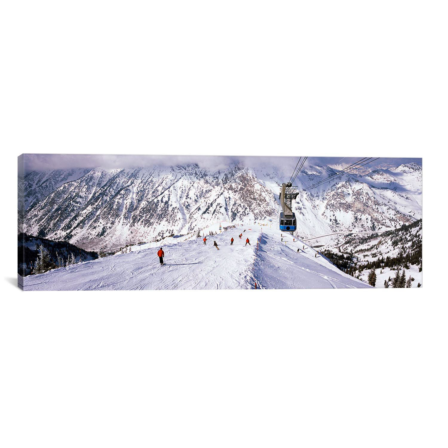 Ebern Designs Overhead cable car in a ski resort Snowbird Ski Resort ...