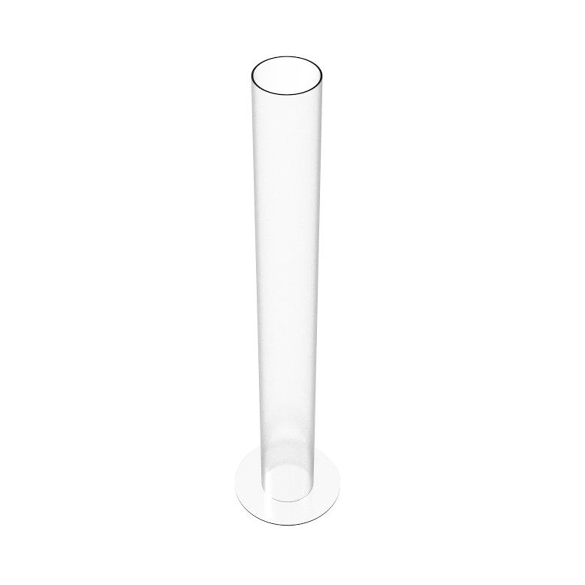 Wrought Studio Clear Tube Planter Tall Vase Diy Kit Aqurarium Terrarium ...