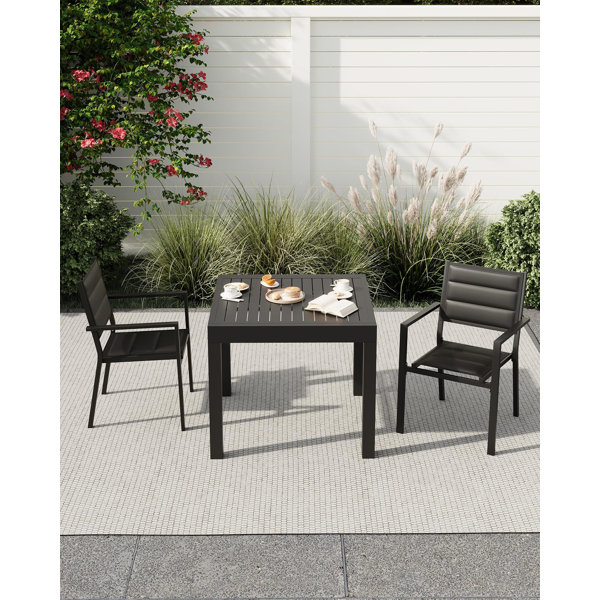 Latitude Run® Expandable Outdoor Dining Table – Adjustable Patio Table ...
