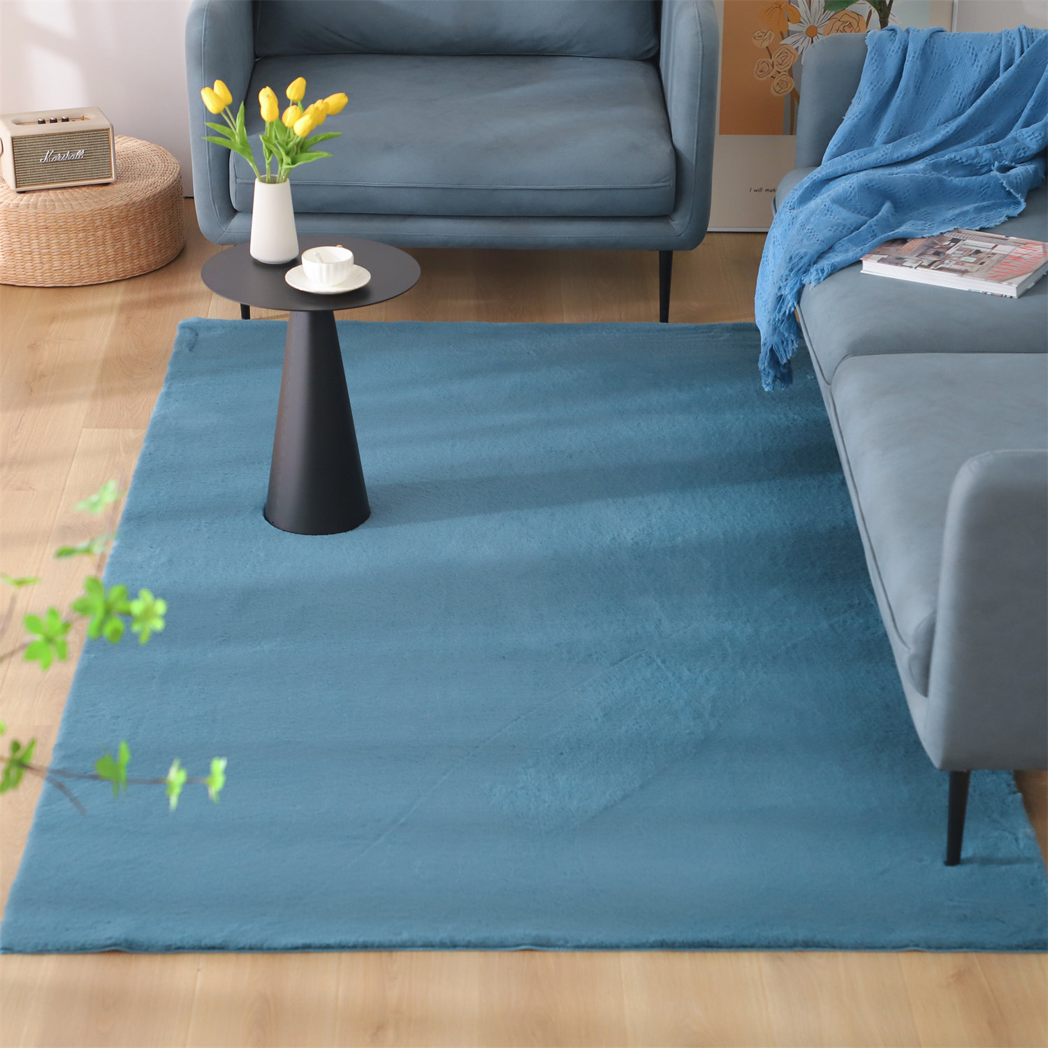 Mercer41 Fluffy Rectangle Area Rug Soft | Wayfair