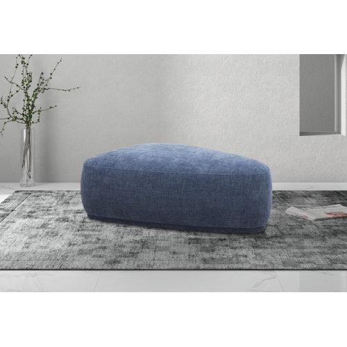 Modern Blue Ottomans + Poufs | AllModern