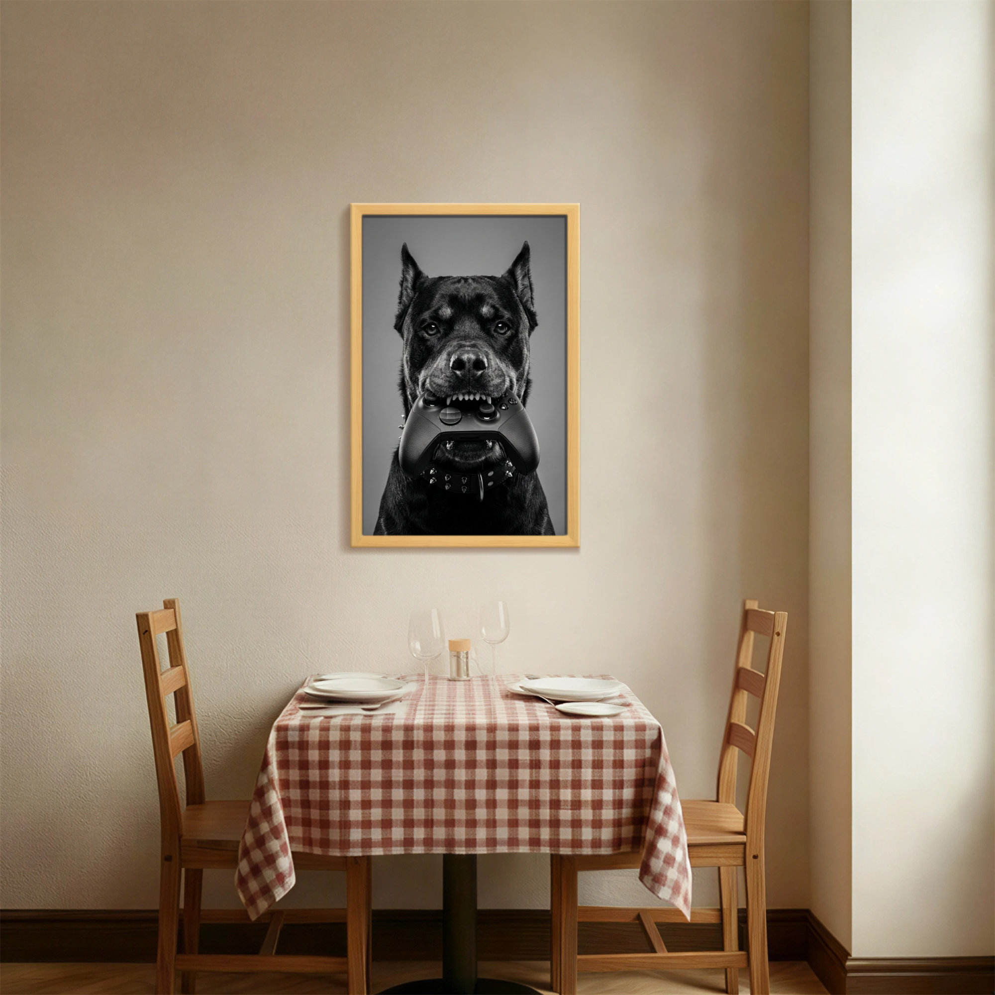 Wrought Studio Animals Dog Holding Game Controller In Mouth - Wayfair ...