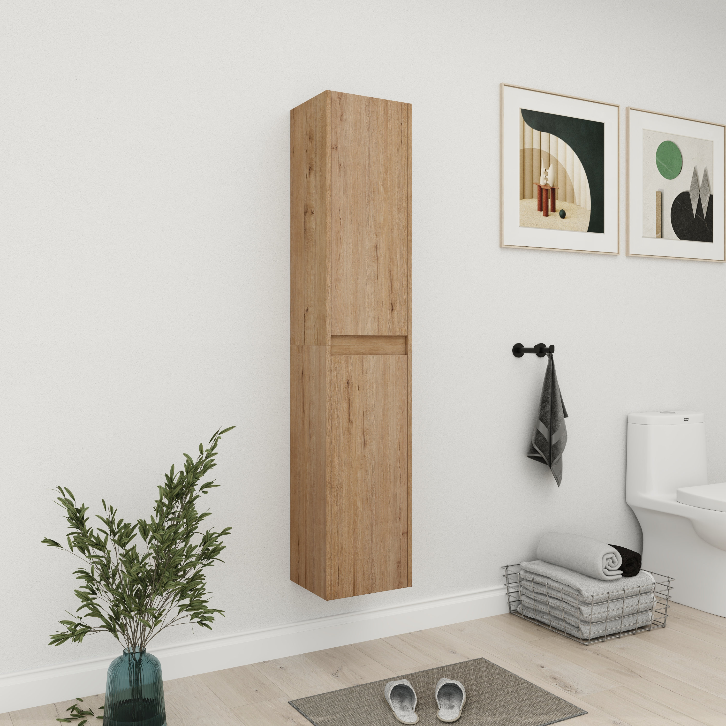 Latitude Run® 12'' Wall-Mounted Bathroom Side Cabinet X 2 - Wayfair Canada