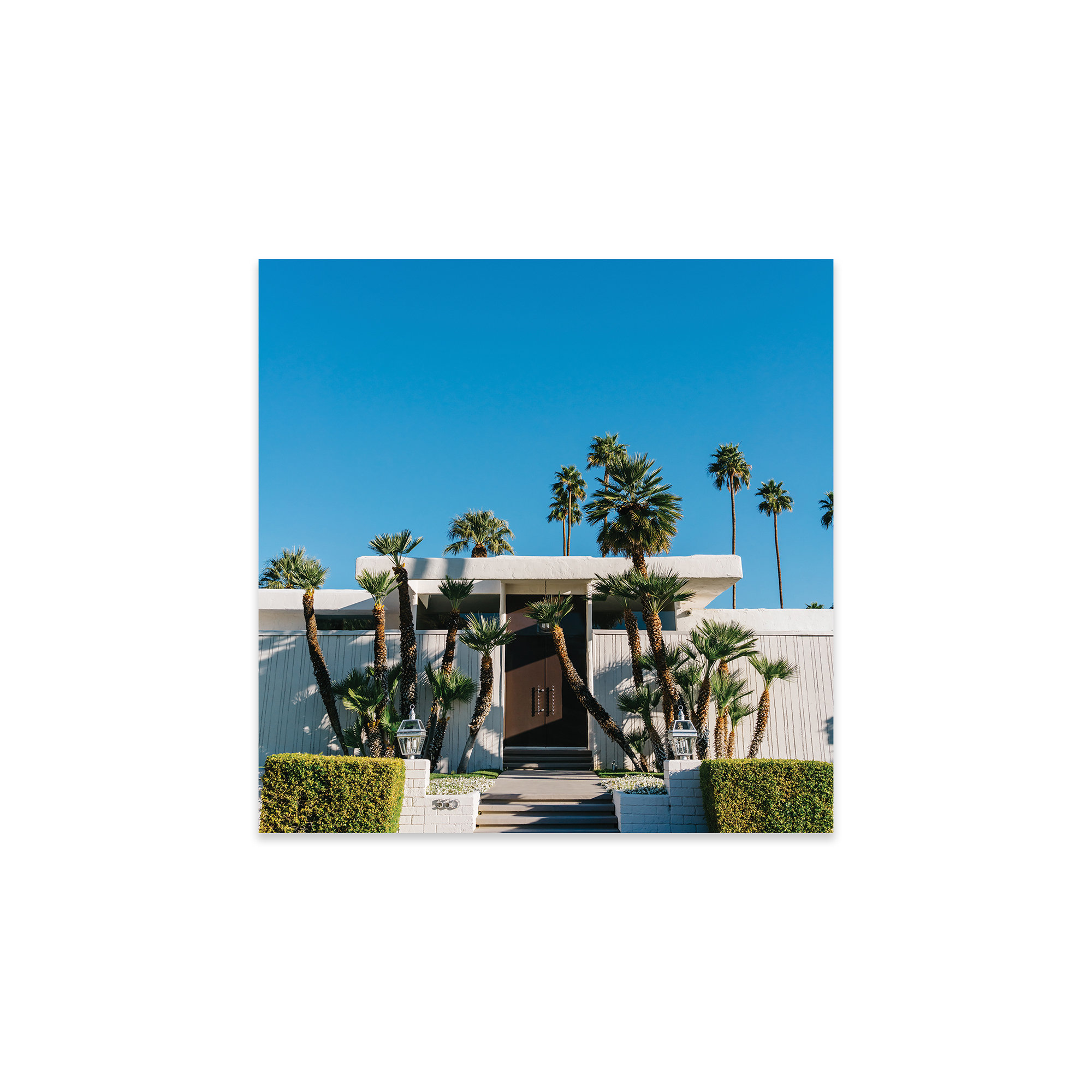 Ebern Designs Palm Springs Architecture Print On Acrylic Glass ...